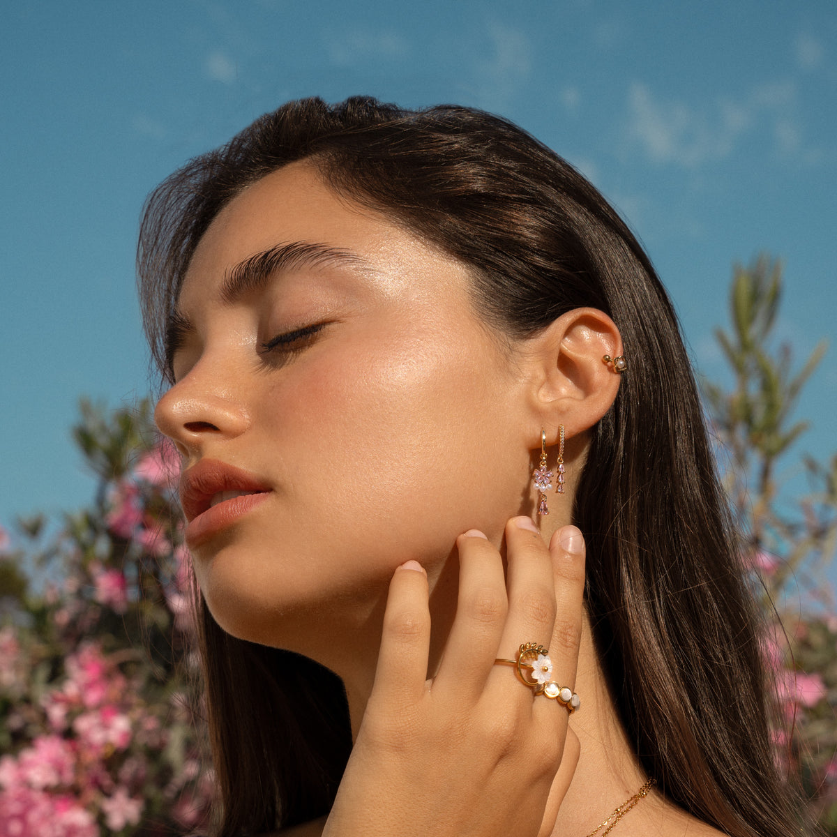 Marisol pink earrings – Rosies | online jewelry