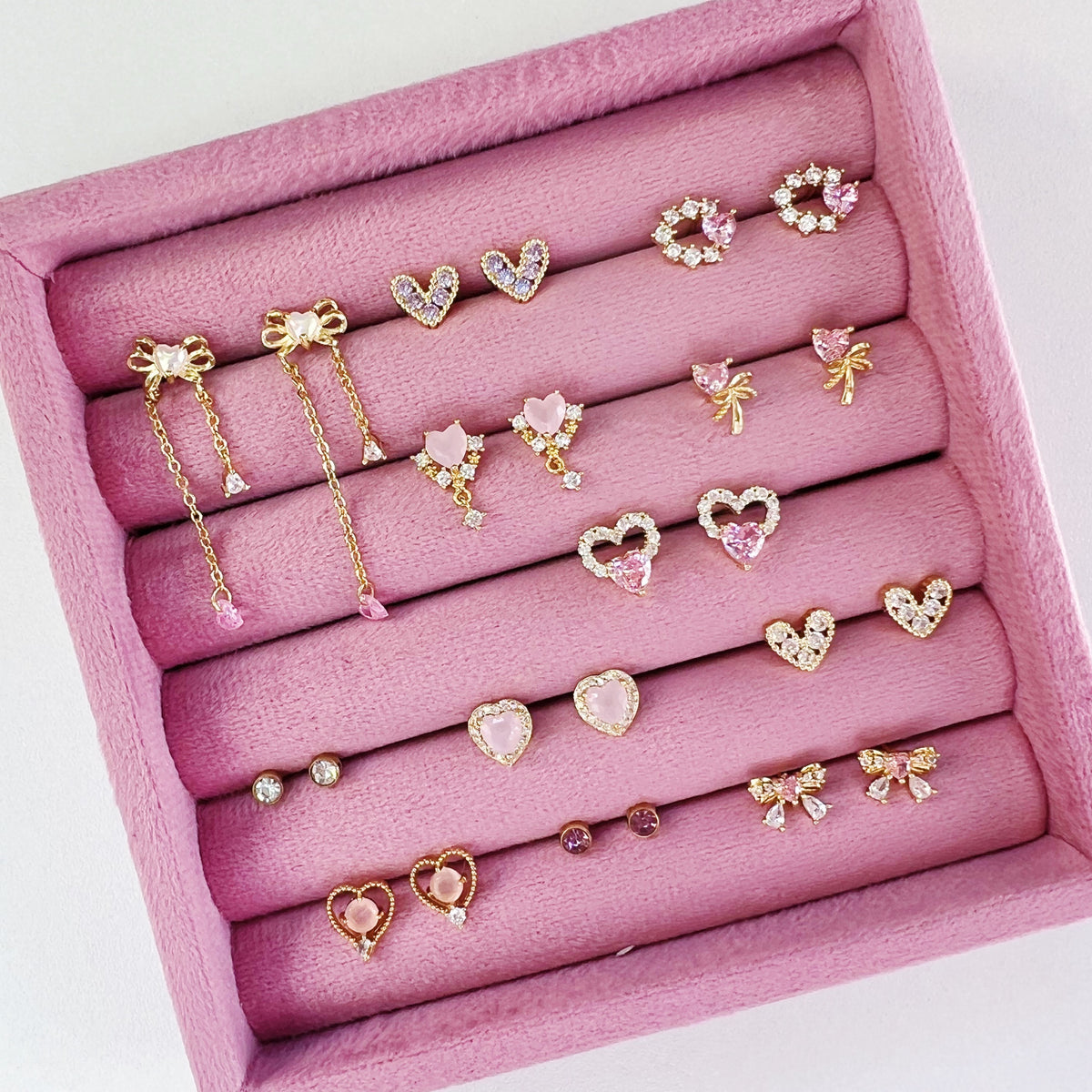Magic heart studs – Rosies | online jewelry