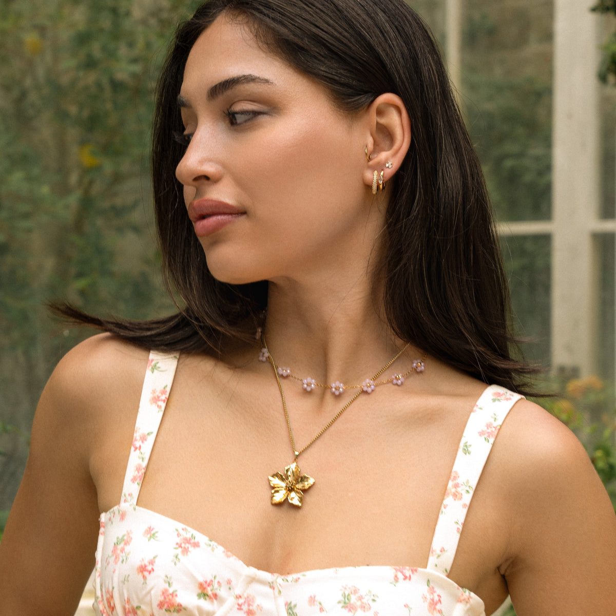 Necklace elle flower – Rosies | online jewelry