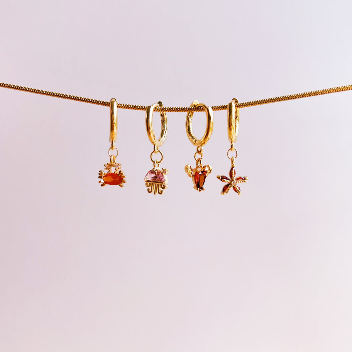 Earring red lobster – Rosies | online jewelry