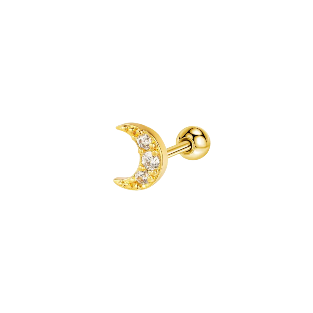 Piercing shining moon – Rosies | online jewelry