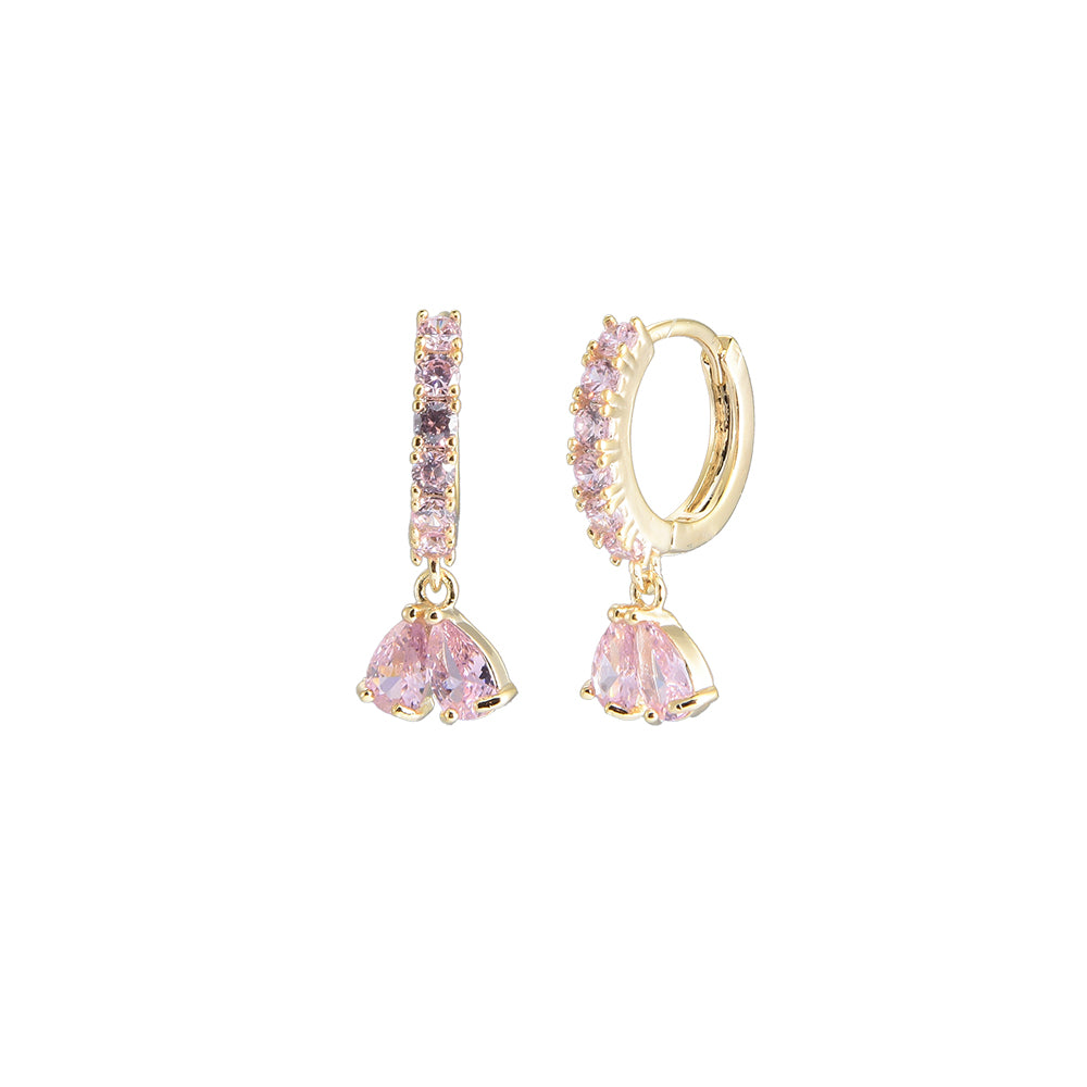 Oorbellen taylor roze – Rosies | online jewelry
